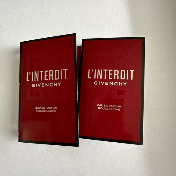 Givenchy | Other | Givenchy Linterdit Eau De Parfum Rouge Ultime Sample ...